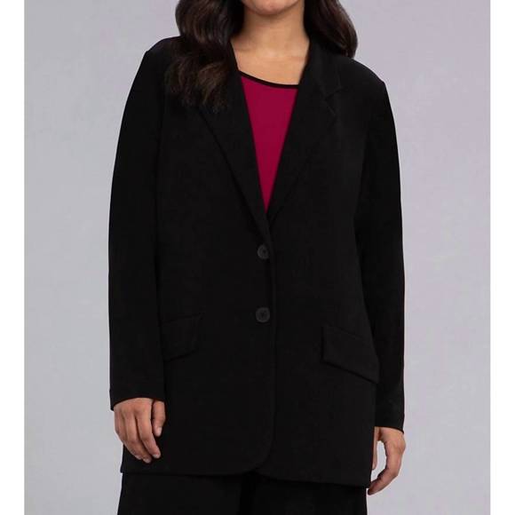 Sympli | Jackets & Coats | New Sympli The Blazer In Black | Poshmark
